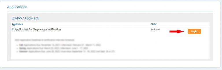 Certification Application Portal Instructions - BCCI