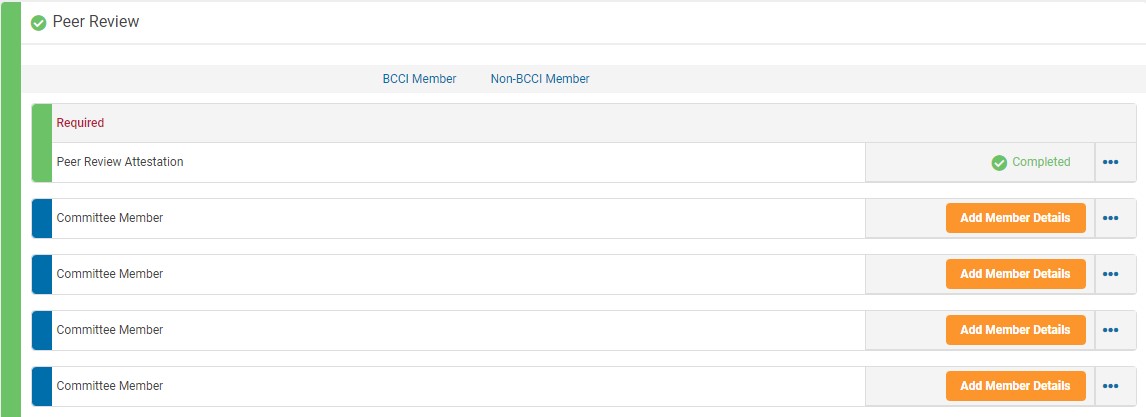 Peer Review Portal Instructions - BCCI