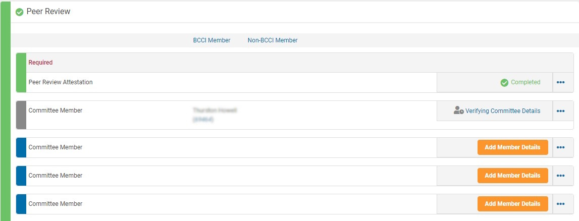 Peer Review Portal Instructions - BCCI
